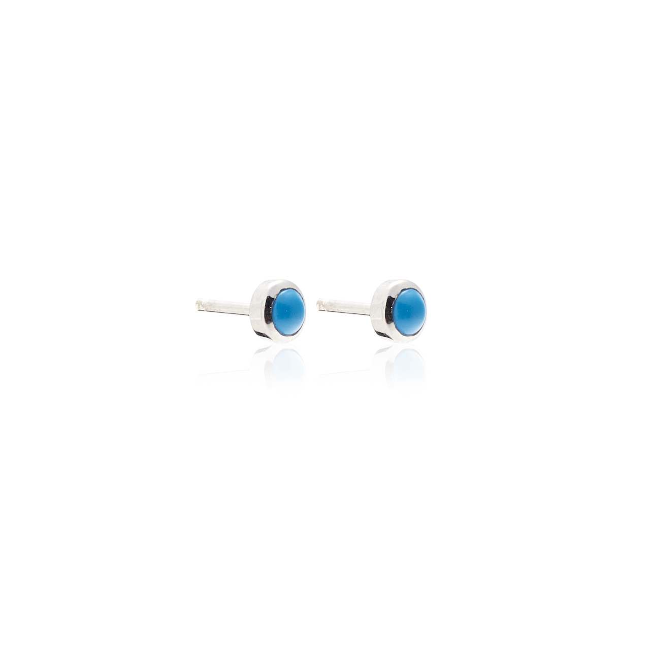 Superfine / Mini Turquoise Studs / Silver – Jamies Jewellers