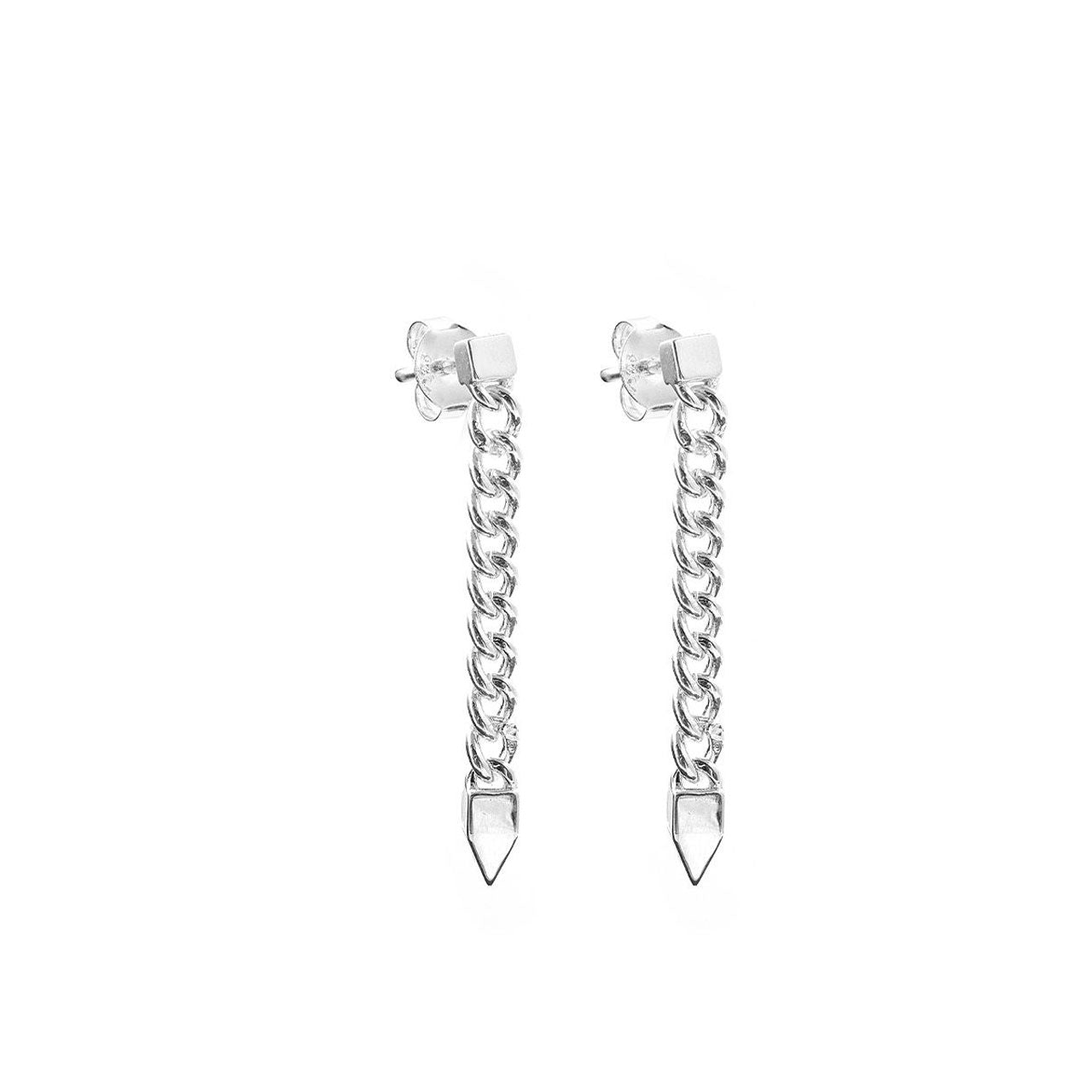 Hanging Curb Spike Earrings – Jamies Jewellers