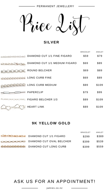 Permanent Jewellery – Jamies Jewellers